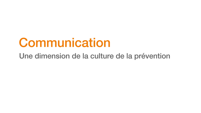 Bases de la culture de la prévention: six dimensions