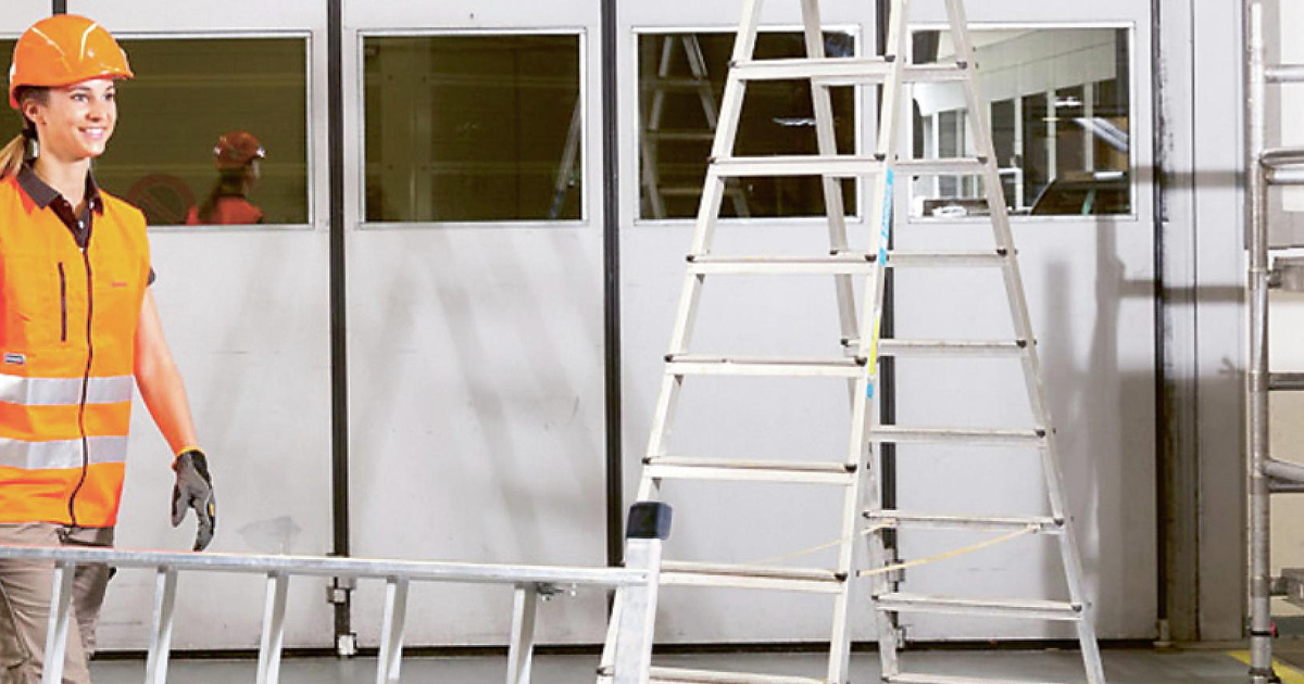 Leitern richtig einsetzen | Sicher arbeiten in der Höhe